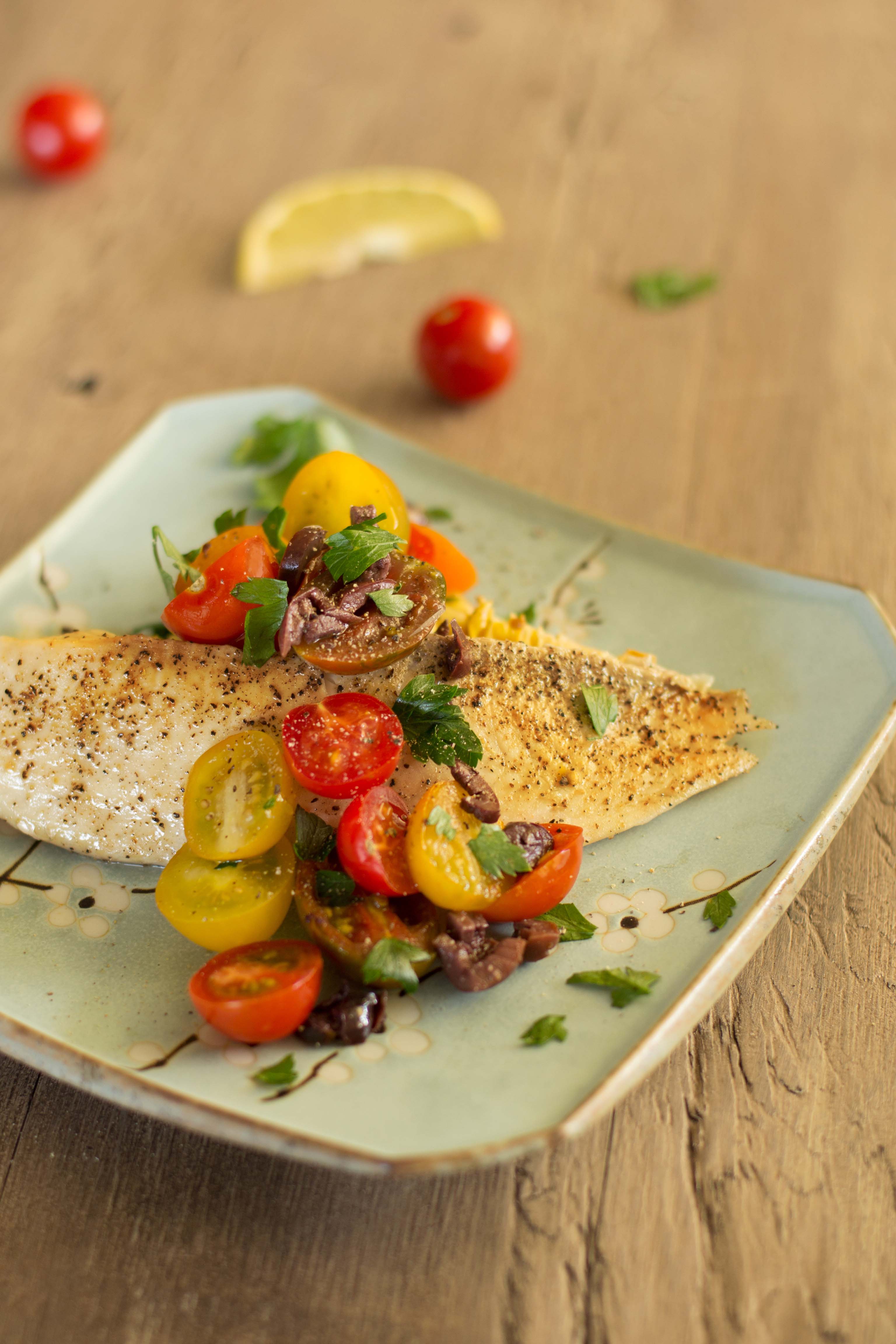 Fish on Friday? Try My Slow Roasted Fish with Artichokes & Tomatoes!