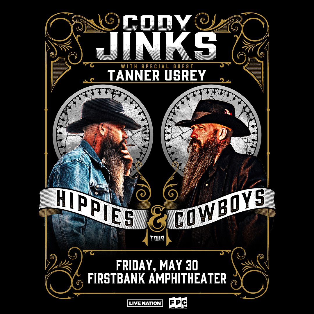 Cody Jinks The Hippies & Cowboys Tour with special guest Tanner Usrey