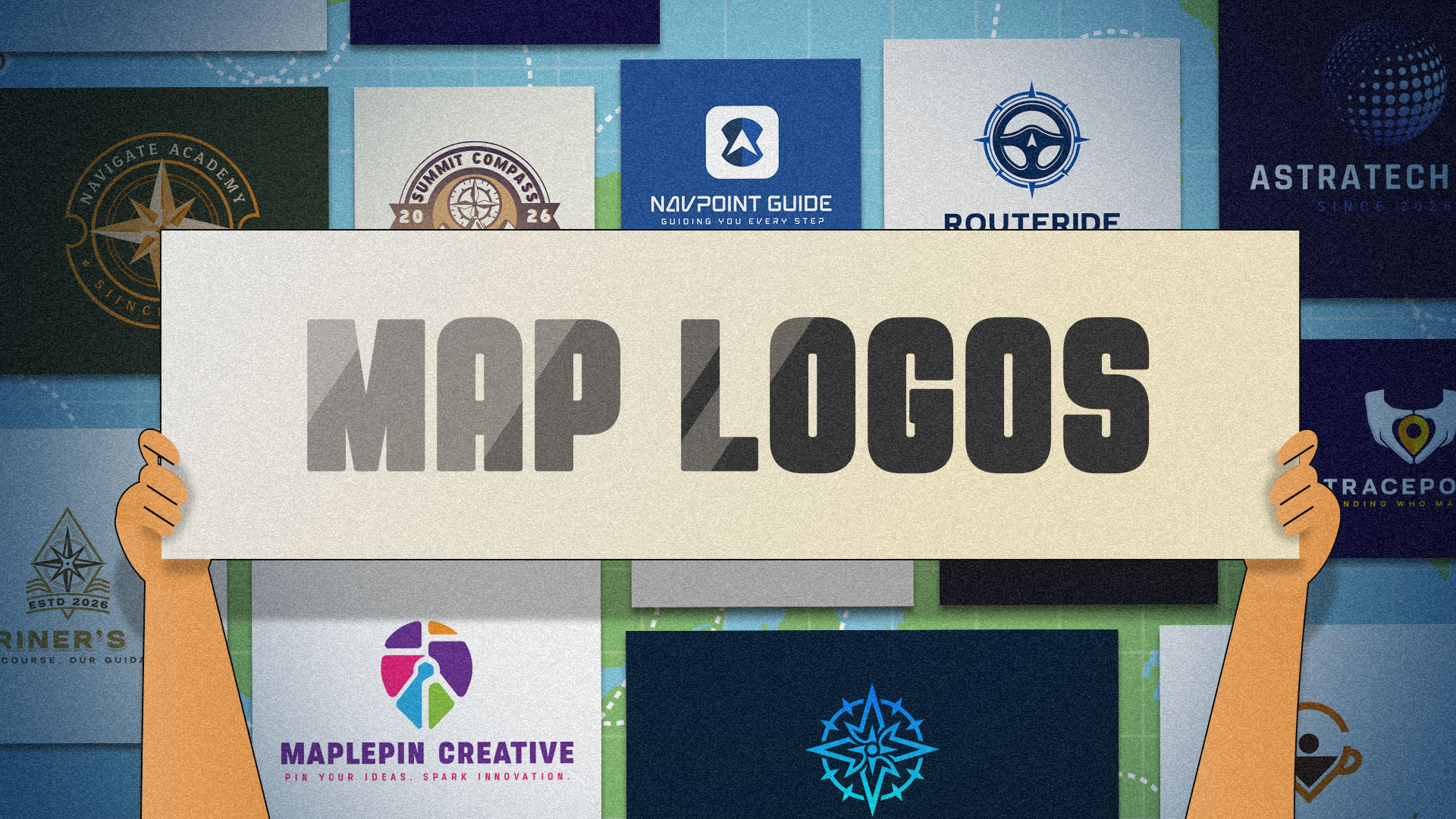 50 Map Logos