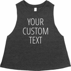 Custom Crop Tops, Personalized Crop Tops, Crop Top Tanks